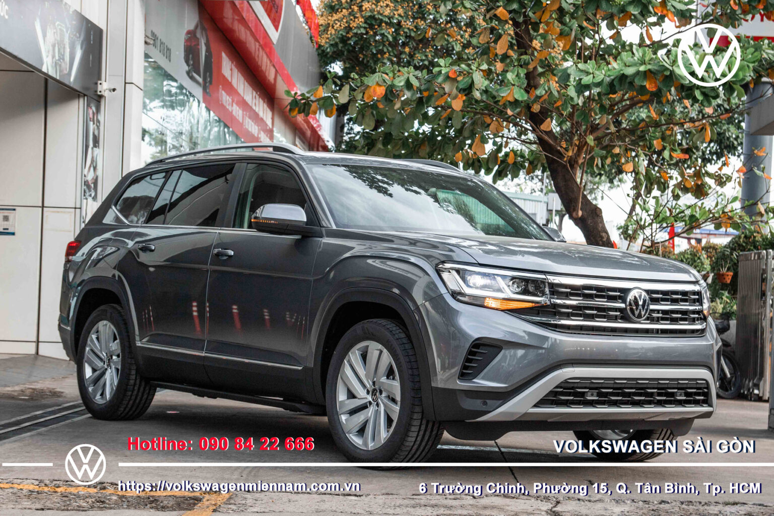 TERAMONT 2023 MÀU XÁM PLATINUM - Volkswagen Sài Gòn